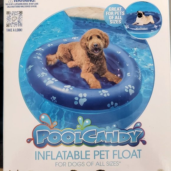 Poolcandy | Dog | Poolcandy Inflatable Pet Float Easy Set Up Doggy Pool ...